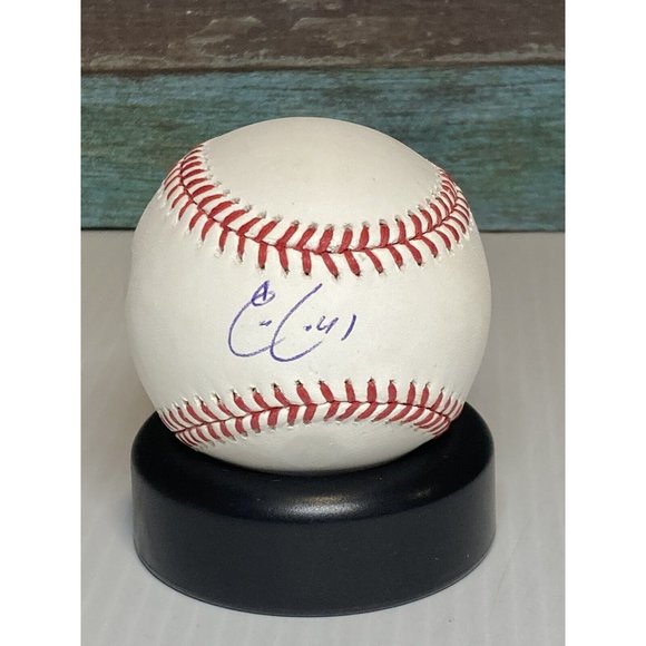 MLB | Accessories | Ernesto Frieri Signed Baseball Padres Angels Rays ...